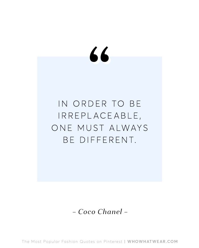The 10 Most Popular Fashion Quotes on Pinterest | Who What Wear