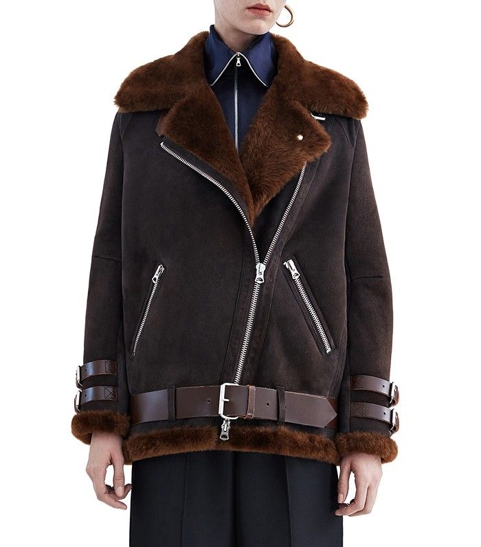 The Shearling Moto Jacket Every Fashion Insider Owns | Who What Wear