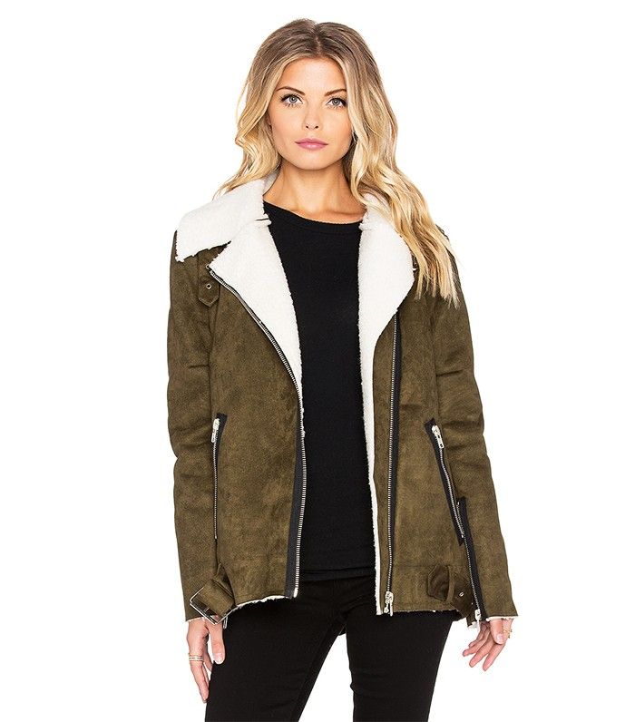 The Shearling Moto Jacket Every Fashion Insider Owns | Who What Wear