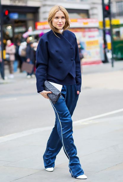 Trend Report: Side-Stripe Pants | Who What Wear