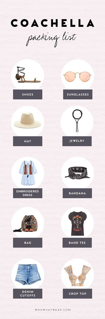 This Packing List Will Ensure You're the Most Stylish Girl at Coachella ...