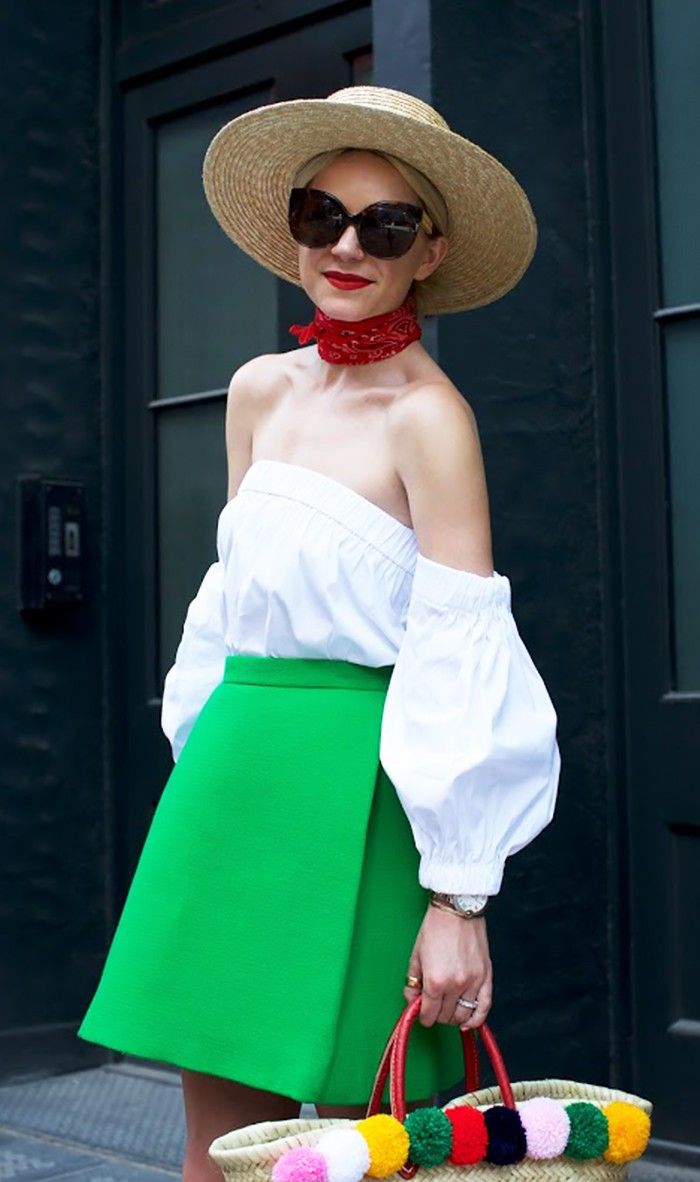 These Off-the-Shoulder Tops Look Great With Chokers | Who What Wear