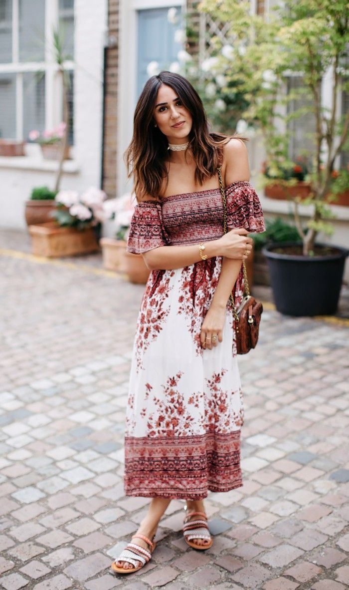 These Off-the-Shoulder Tops Look Great With Chokers | Who What Wear