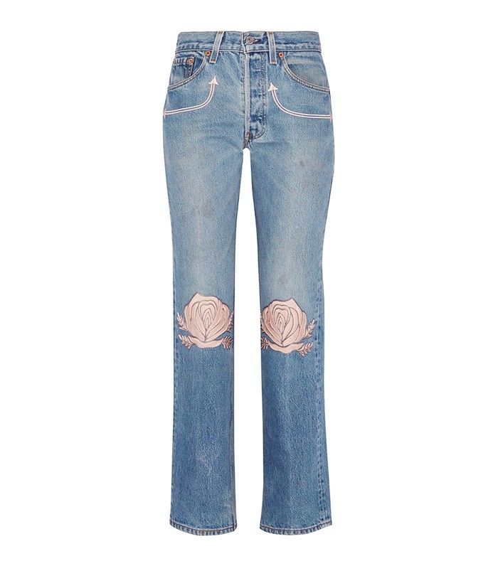 Embroidered Jeans: 13 Of the Most Divine Denim Creations | Who What Wear