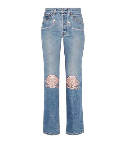 Embroidered Jeans: 13 Of the Most Divine Denim Creations | Who What Wear