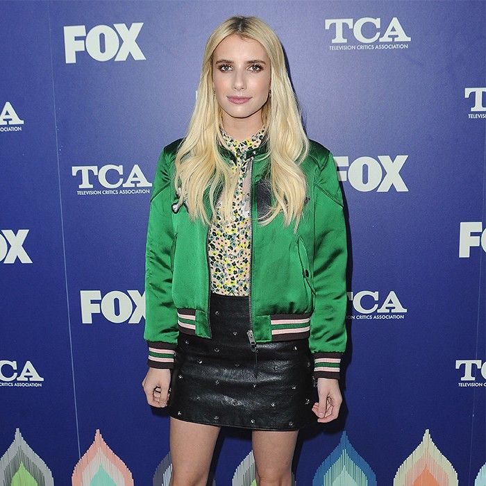 Emma Roberts Just Wore the Fanciest Varsity Jacket | Who What Wear