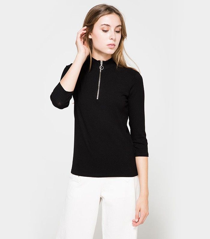 This Is the Coolest Neckline for Fall | Who What Wear