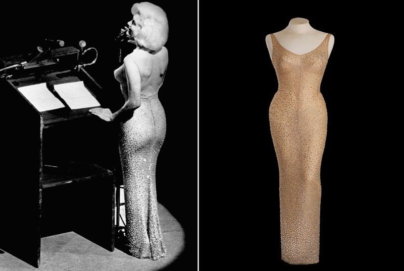 Marilyn Monroe s Iconic Naked Dress Is Up For Auction Who What Wear