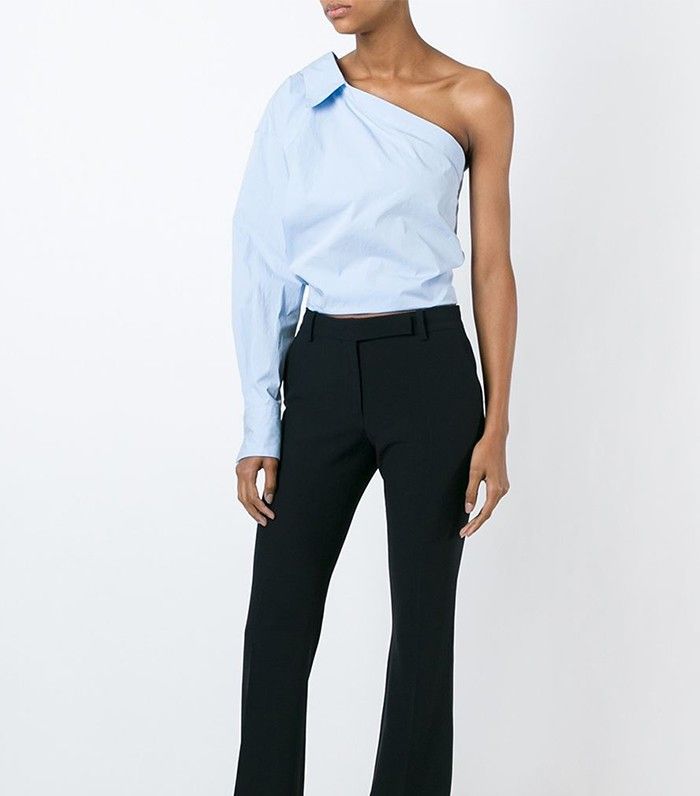 Why One-Sleeve Tops Are the Next Big Thing | Who What Wear