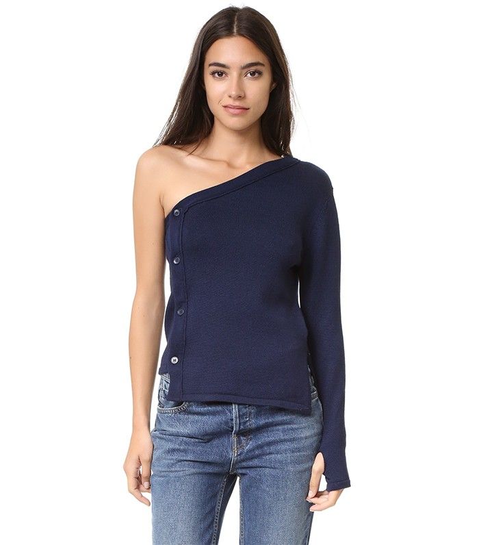 Why One-Sleeve Tops Are the Next Big Thing | Who What Wear