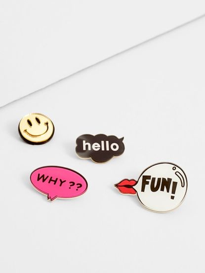 Embellish Your Outfit With This Season's Coolest Pins | Who What Wear