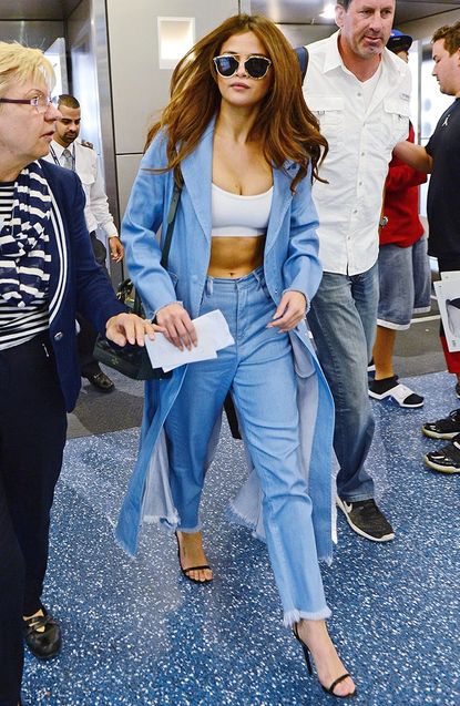 Every Celeb Is Wearing This Denim Trend | Who What Wear