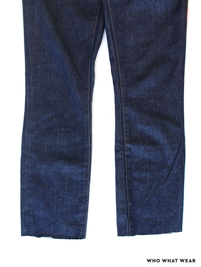 The Absolute Simplest Way to Fray Your Jeans | Who What Wear