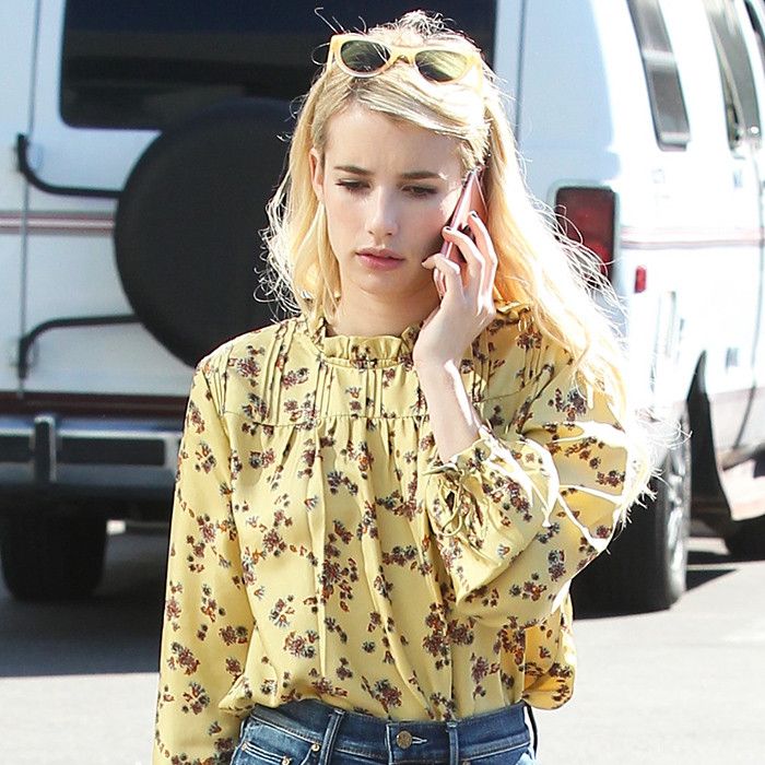 Need a New Top? Emma Roberts Found the Prettiest One | Who What Wear