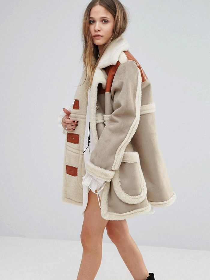 Get a Jump Start on Cold Weather With a Cozy Shearling Coat | Who What Wear