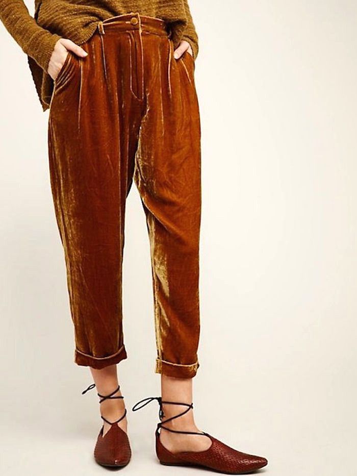 The Cool Way to Wear Velvet Pants | Who What Wear