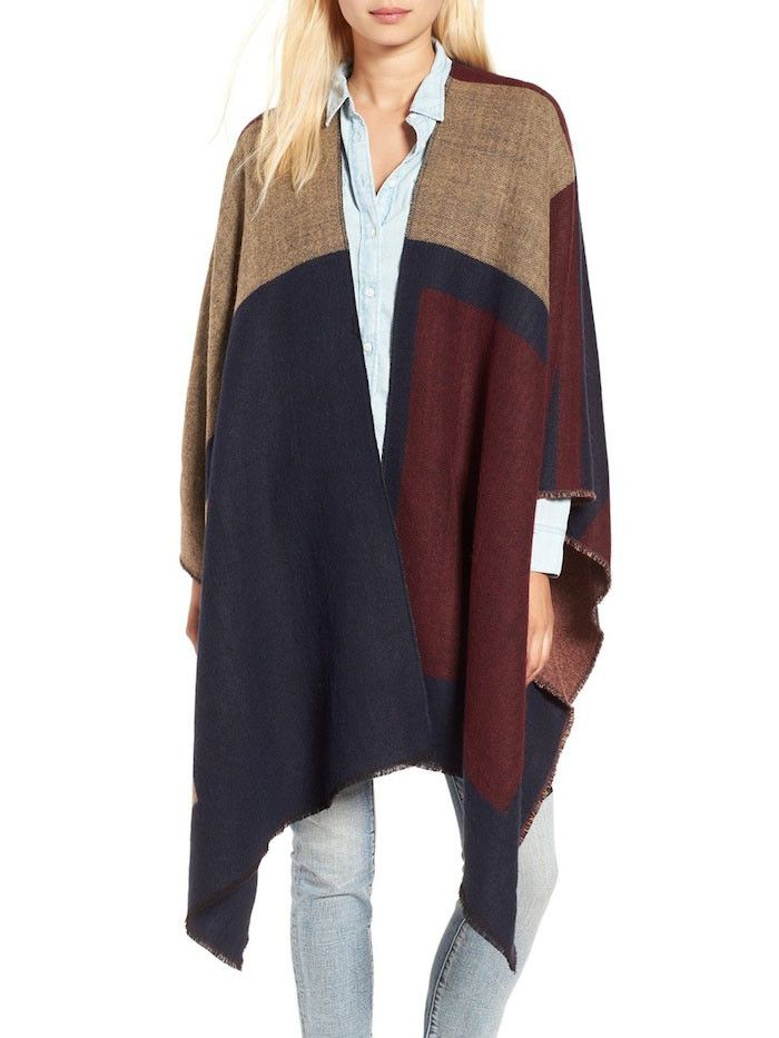 A Flattering Way to Wear a Poncho This Season | Who What Wear