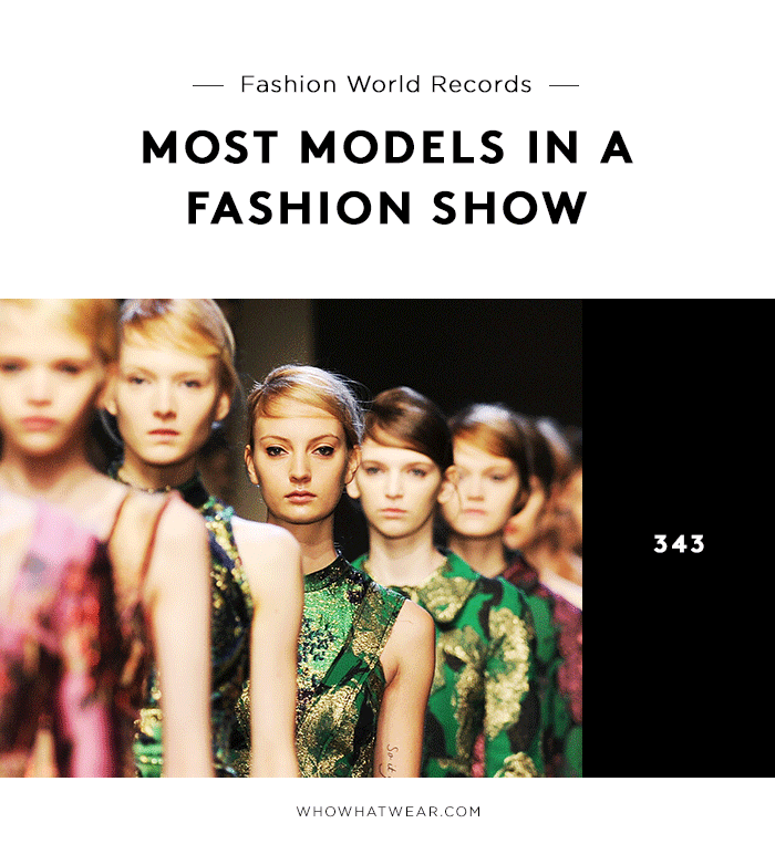 14 Fashion World Records That'll Blow Your Mind | Who What Wear