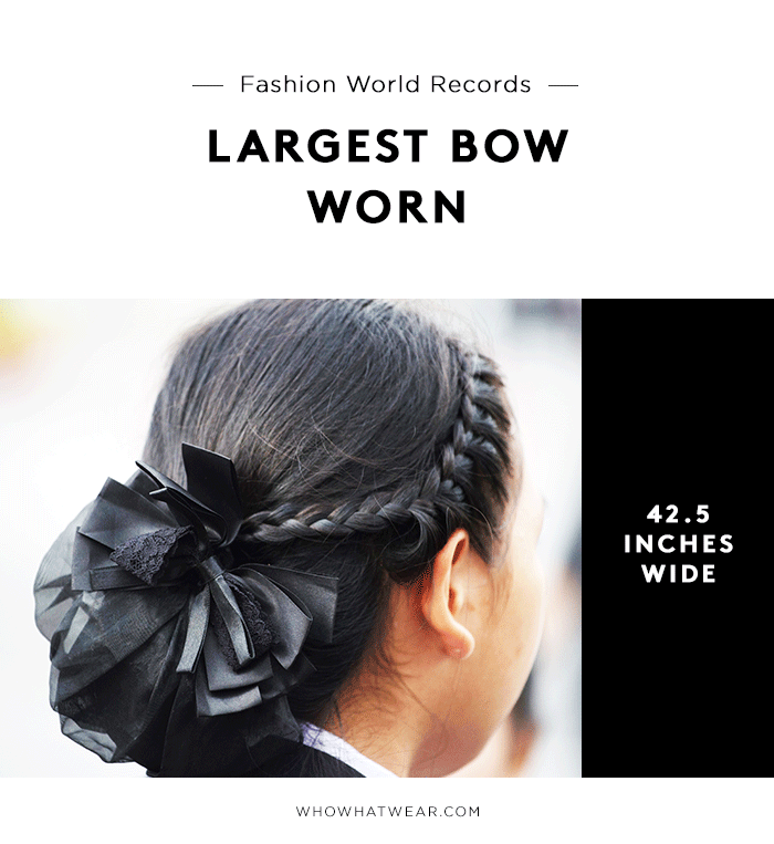 14 Fashion World Records That'll Blow Your Mind | Who What Wear