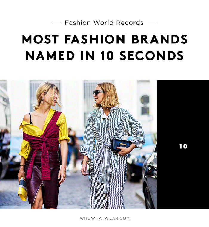 14 Fashion World Records That'll Blow Your Mind | Who What Wear