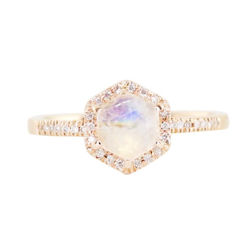 20 Breathtaking Moonstone Engagement Rings | Who What Wear