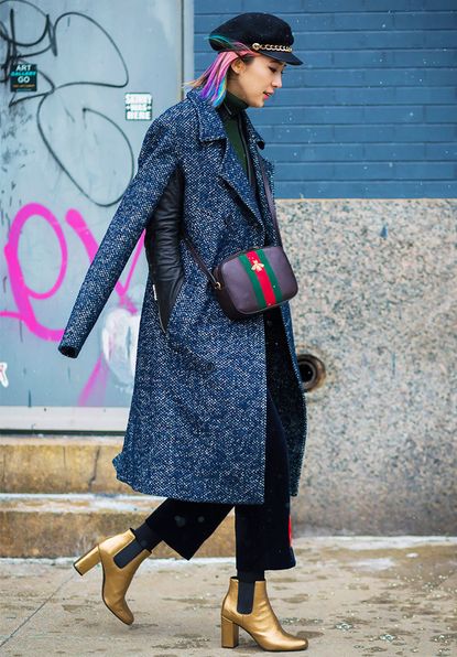 How to Wear Metallic Shoes: 21 Street Style Looks to Inspire | Who What ...