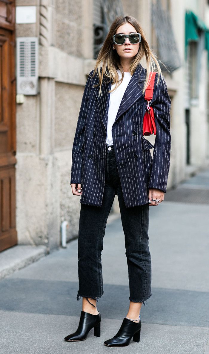 The Easy Outfit Every Single Fashion Girl Wears | Who What Wear