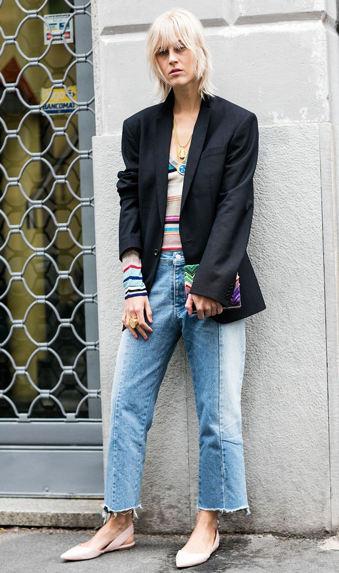 The Easy Outfit Every Single Fashion Girl Wears | Who What Wear