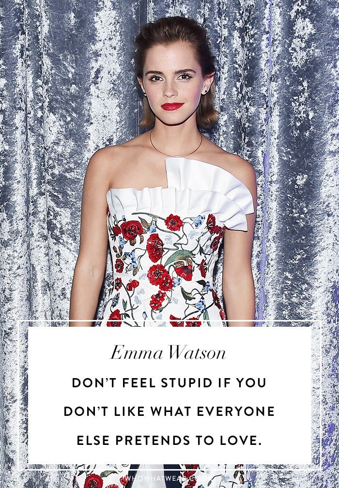 12 Emma Watson Quotes That Every Woman Should Read | Who What Wear
