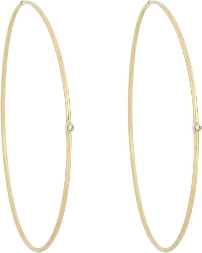 See How Celebrities Wear Gold Hoop Earrings and Shop Them | Who What Wear