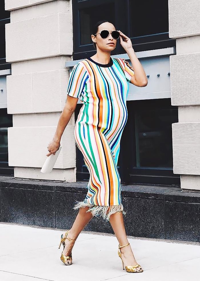 8 Pregnancy Outfits That Are So Stylish | Who What Wear