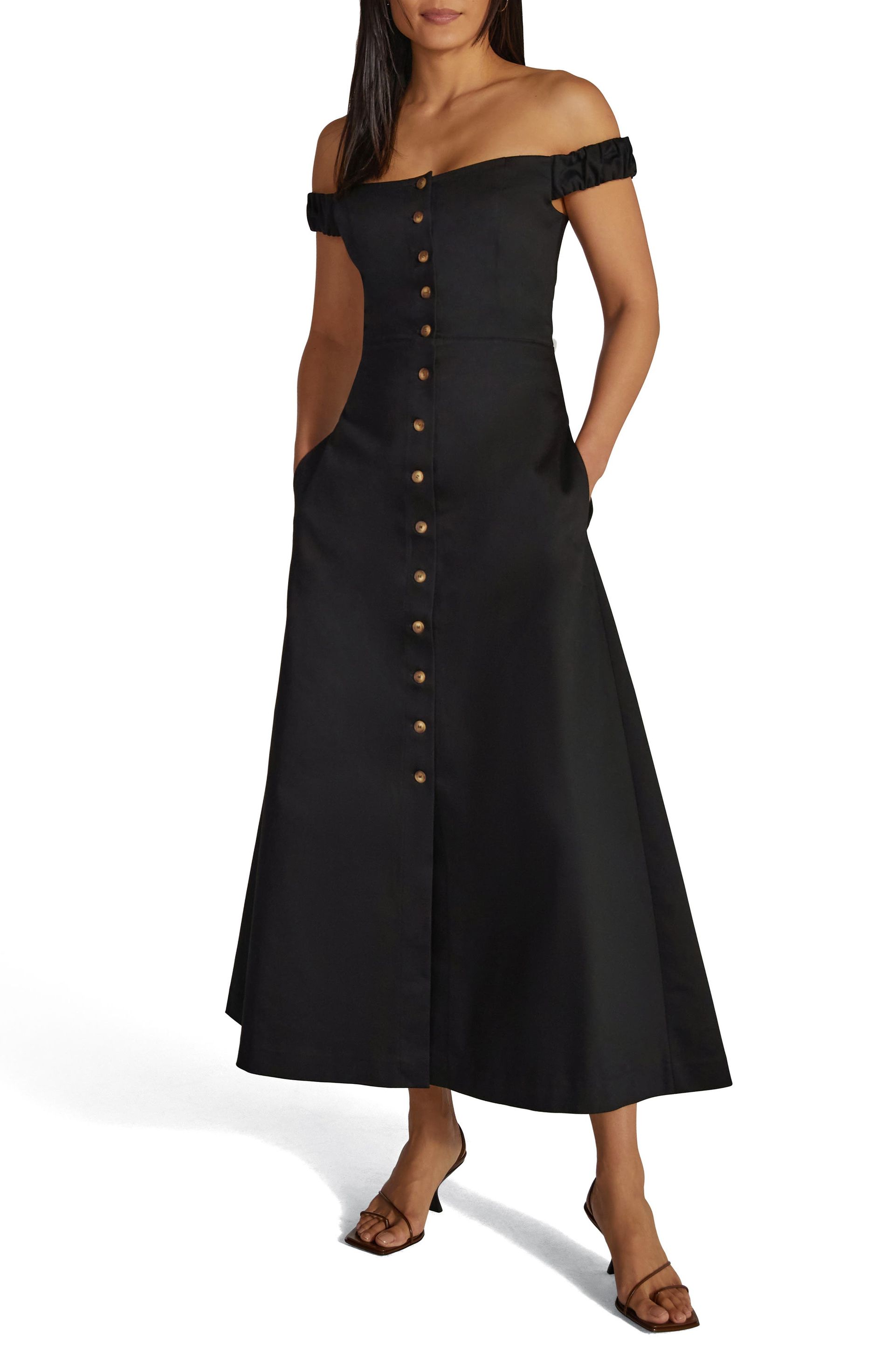 24 Summer Off-the-Shoulder Dresses That Are Irresistible | Who What Wear