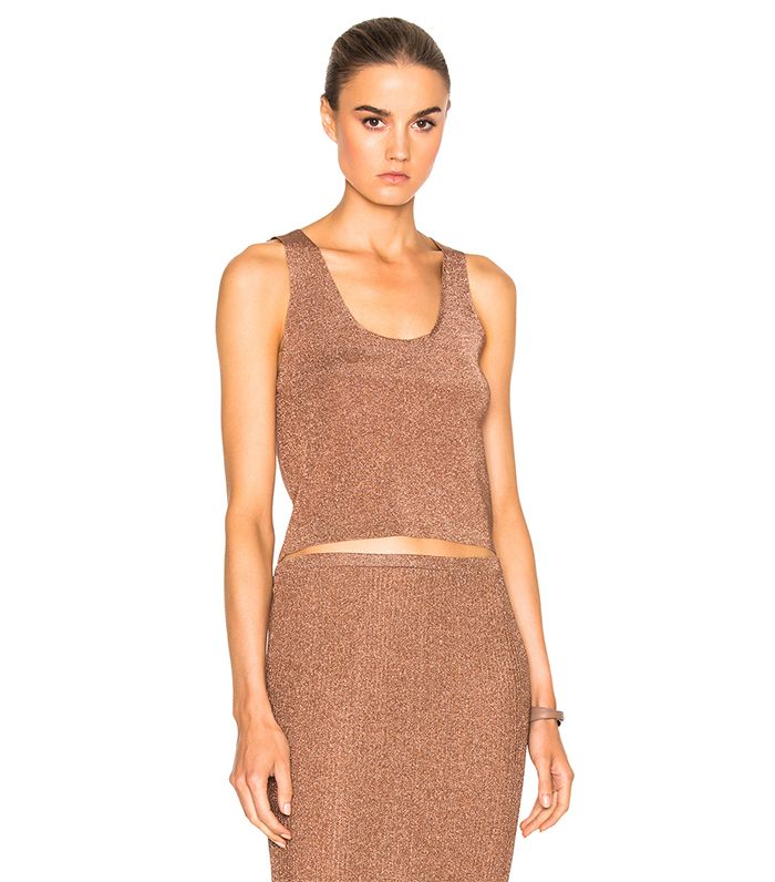 Going Out Tonight? Yeah, You'll Want a Metallic Top | Who What Wear