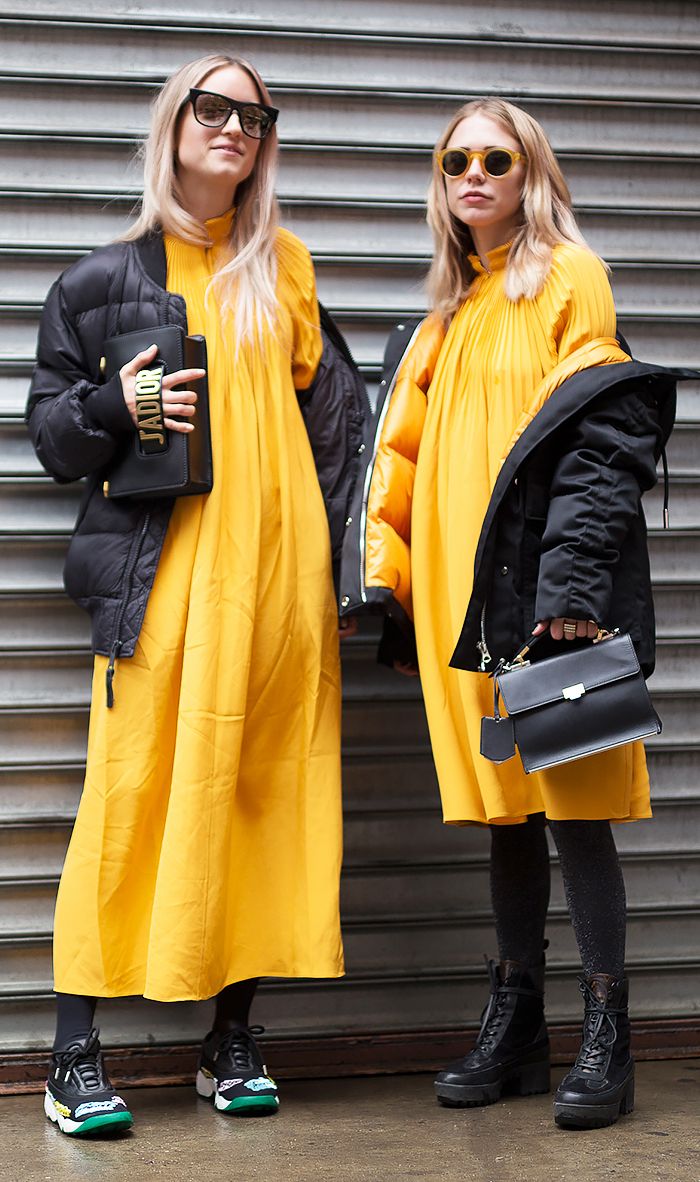 The Chicest Mustard Dresses Money Can Buy | Who What Wear