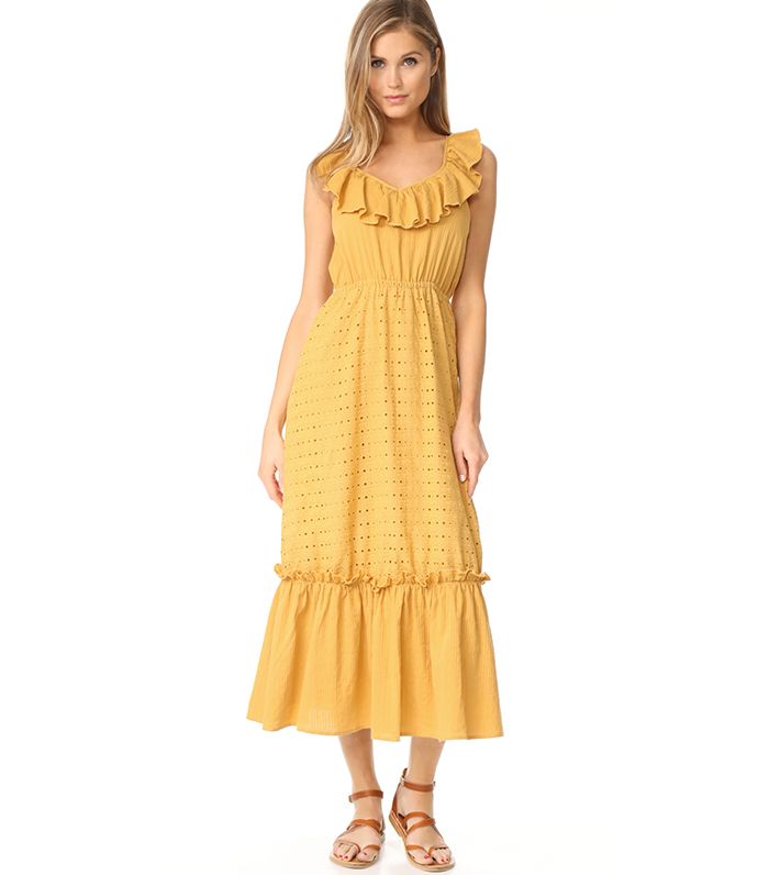 The Chicest Mustard Dresses Money Can Buy | Who What Wear