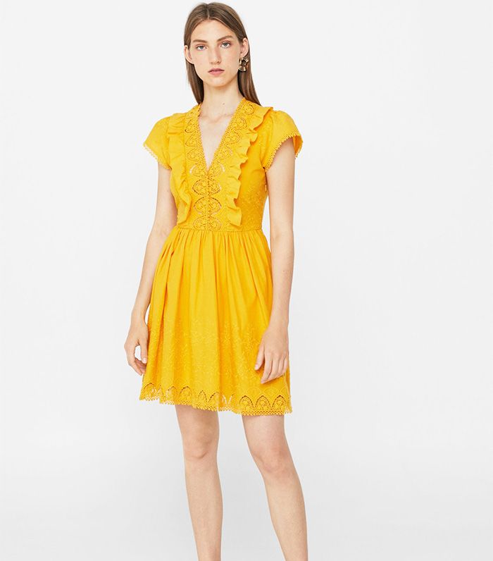 The Chicest Mustard Dresses Money Can Buy | Who What Wear