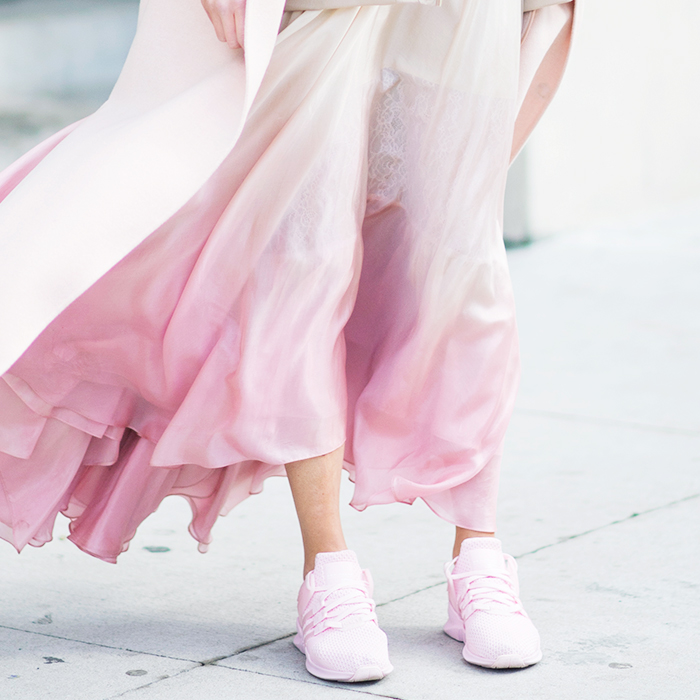 The Pink Sneaker Trend Is Everywhere | Who What Wear