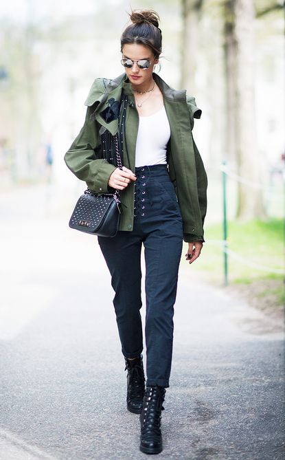 8 Ways to Style Army Jackets | Who What Wear