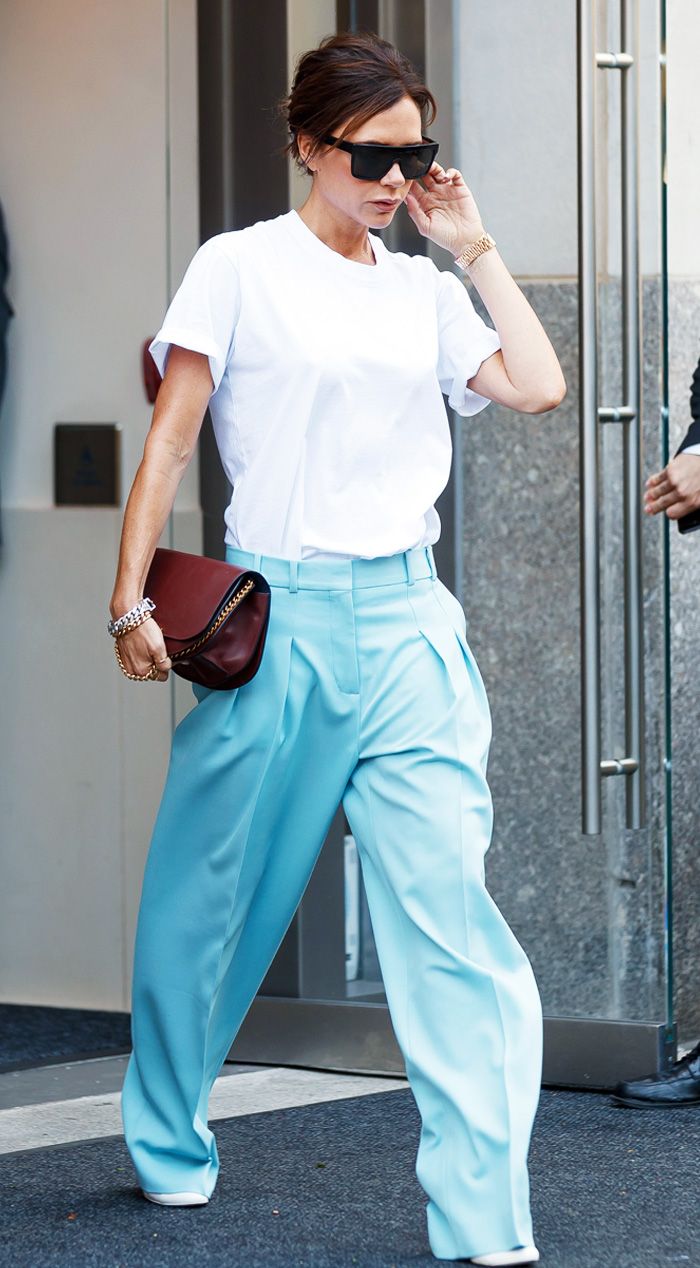 Shop Victoria Beckham's White T-Shirt | Who What Wear