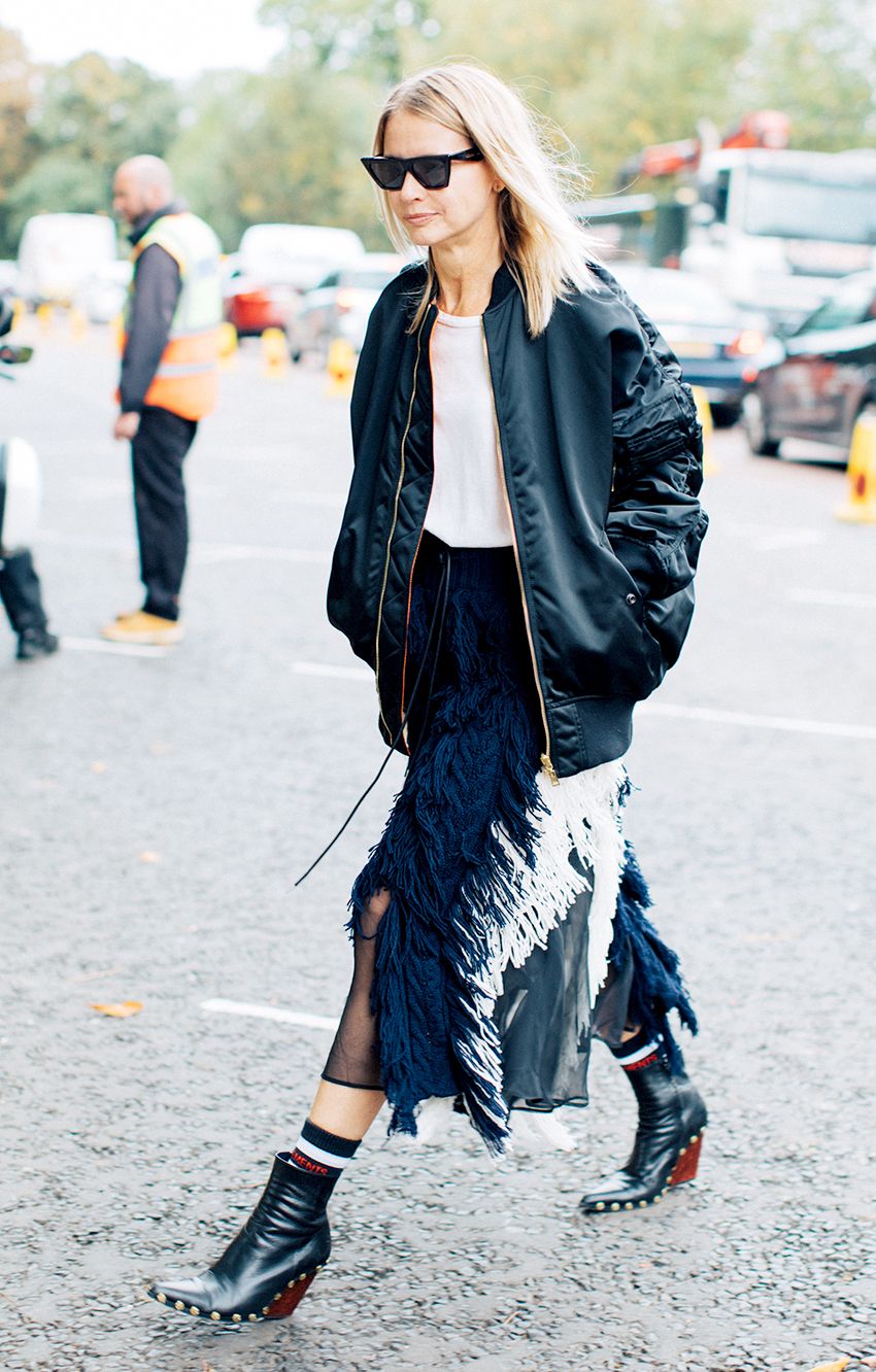 10 Ways to Style a Bomber Jacket | Who What Wear