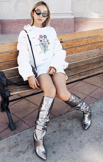 7 Metallic Outfits We're Trying in 2018 | Who What Wear