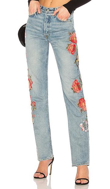 The Embroidered Jeans All the It Girls Own | Who What Wear