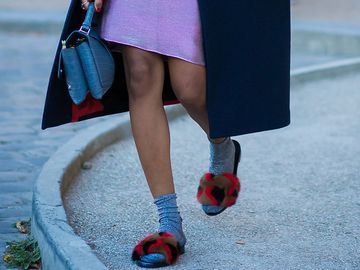 10 Cool Slides You Can Still Wear This Fall | Who What Wear