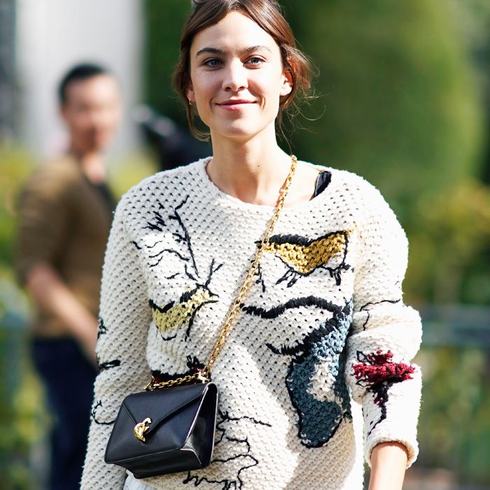 Alexa Chung's Perfect Vinyl Coat–and-Boots Combo | Who What Wear