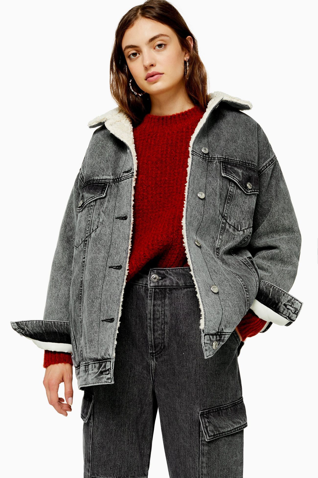 18 Sherpa-Lined Denim Jackets to Cozy Up in This Winter | Who What Wear
