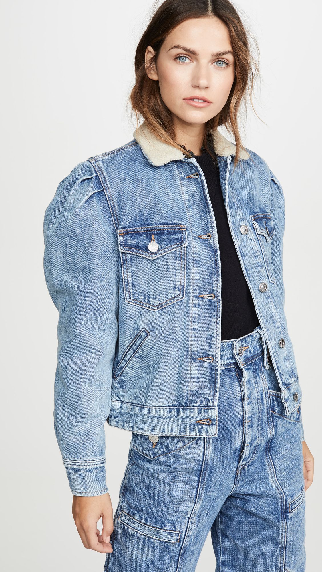 18 Sherpa-Lined Denim Jackets to Cozy Up in This Winter | Who What Wear
