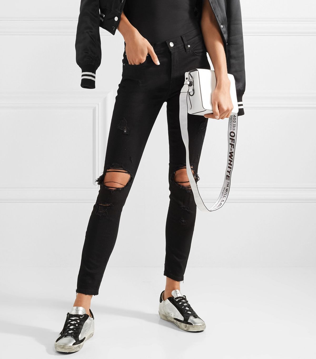 13 Ways to Wear Black Ripped Jeans | Who What Wear