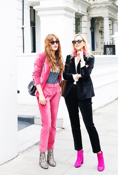 Boden's Pink Velvet Suit Is Having a Moment | Who What Wear