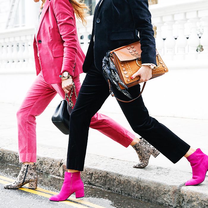 Boden's Pink Velvet Suit Is Having a Moment | Who What Wear