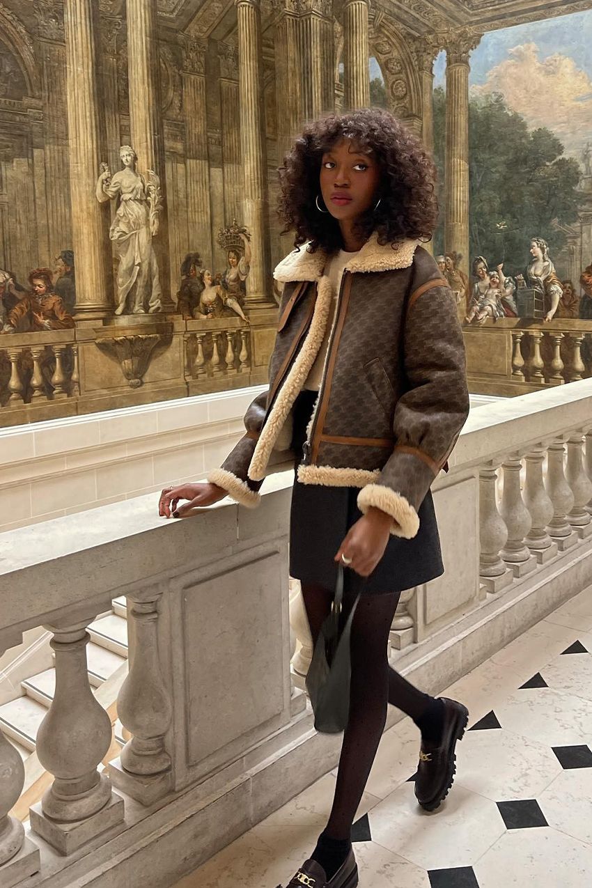 22 Shearling-Jacket Outfits That Feel So Fresh | Who What Wear